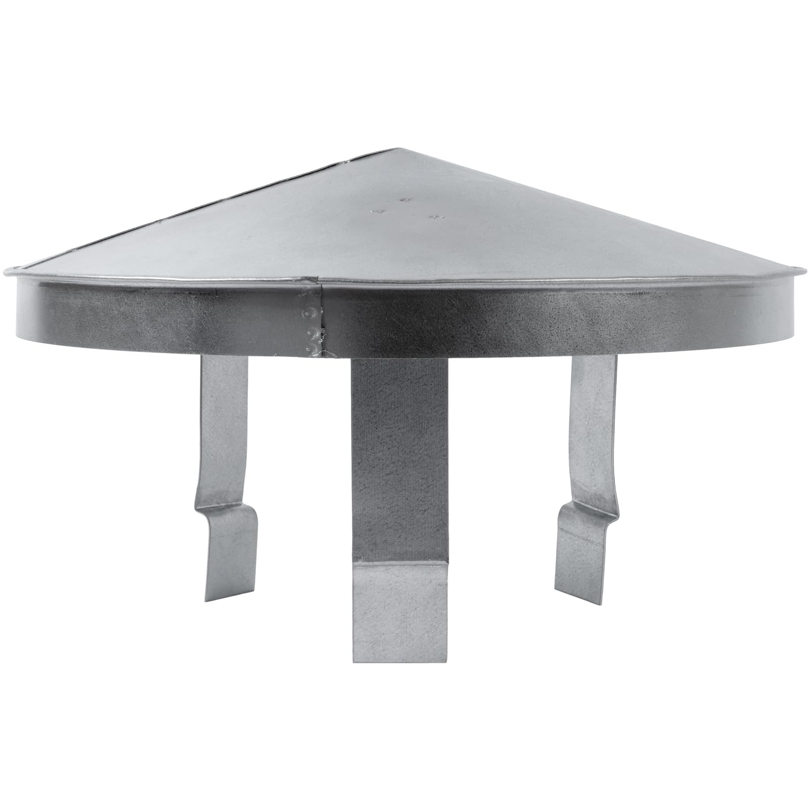 6" to 8" Inch Round Galvanized Steel Roof Cap - Weather-Proof Chimney ...