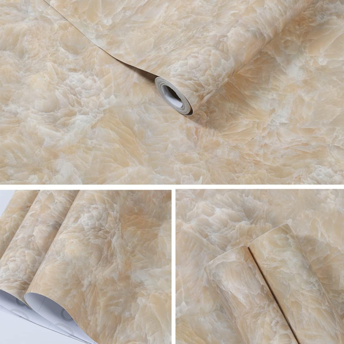 Amazon.co.jp: QQZSG 壁紙 シール はがせる おしゃれ リメイク シート リフォーム 田園風 壁紙 シール 芸術感 シール 60cm*5m 厚手はがせる 壁紙 ウォールシート ...