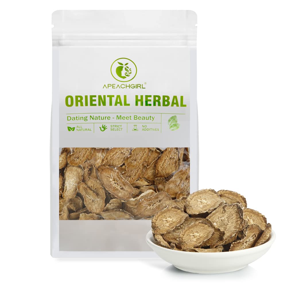 Amazon.com : APEACHGIRL Premium Dried Burdock Root Slices (7.05oz), No ...