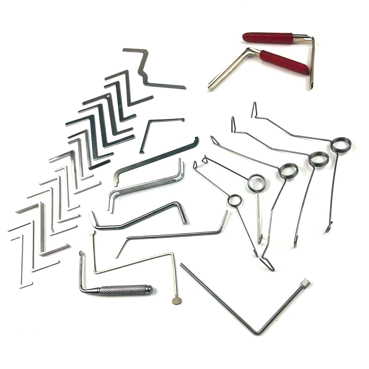 TPM Go 30pcs Lock Pick Tension Tool Kit for Civil Door Lock,Pick Lock ...