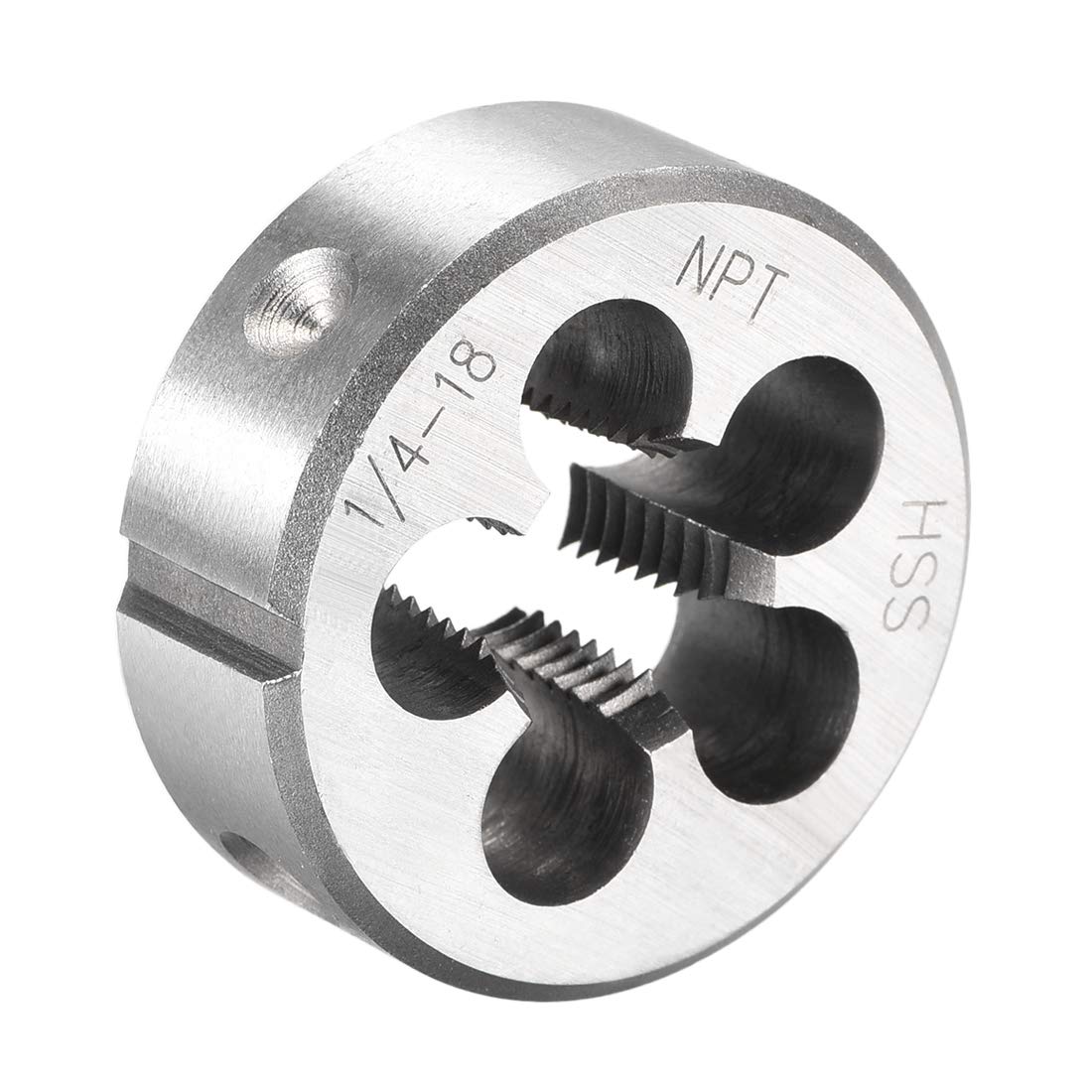 uxcell 1/4-18 NPT Round Die Machine Thread Die, 1.5" OD Round Threading ...