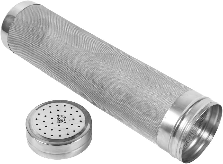 Beer Dry Hopper Filter, Stainless Steel Hop Strainer 300 Micron Mesh Beer Filter Cartridge for ...