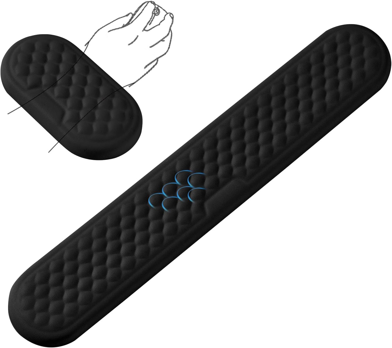 Amazon.com : Keyboard Wrist Rest, EGOSKY Ergonomic Keyboard Pad with PU ...