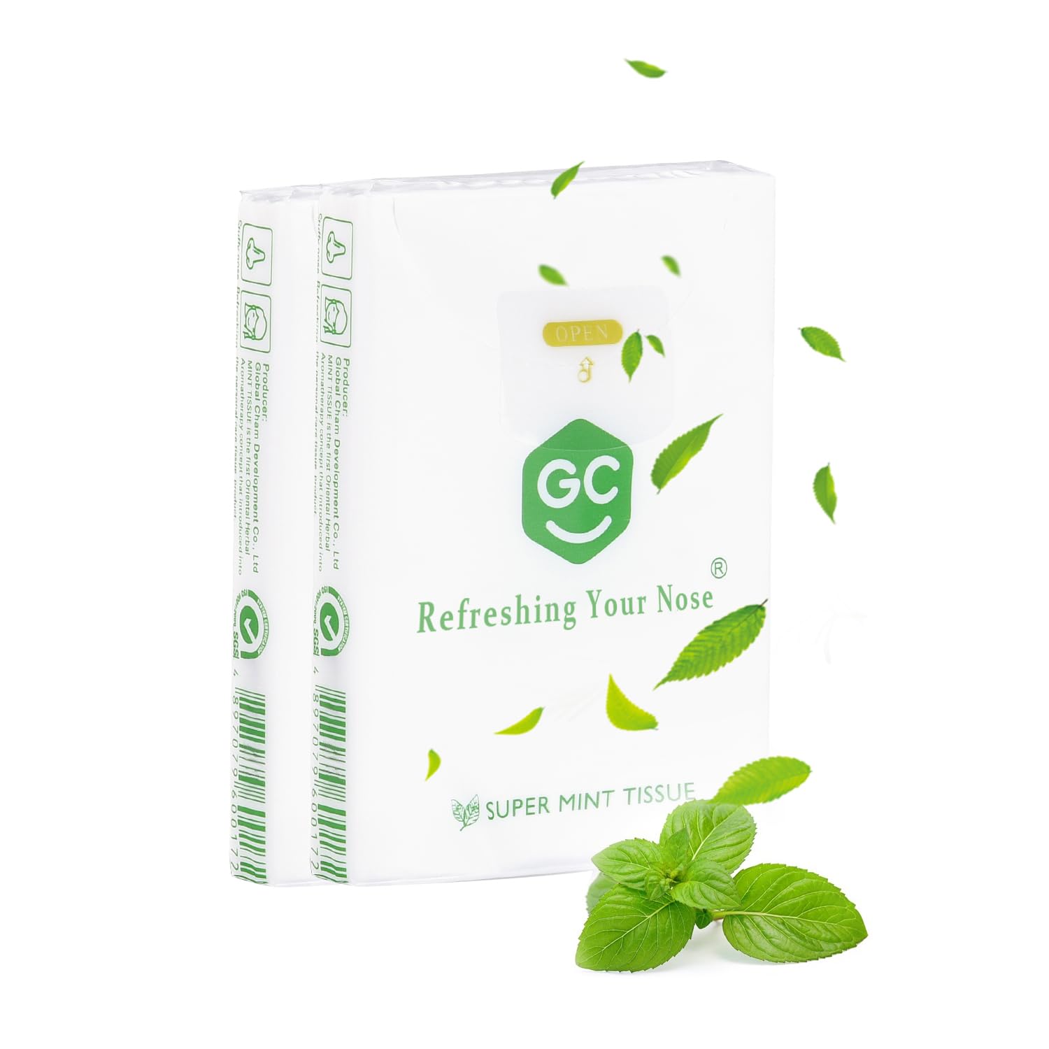 Lotion Facial Tissues Plus Menthol Oil, Refreshing Your Nose, 4-Ply, 2 ...