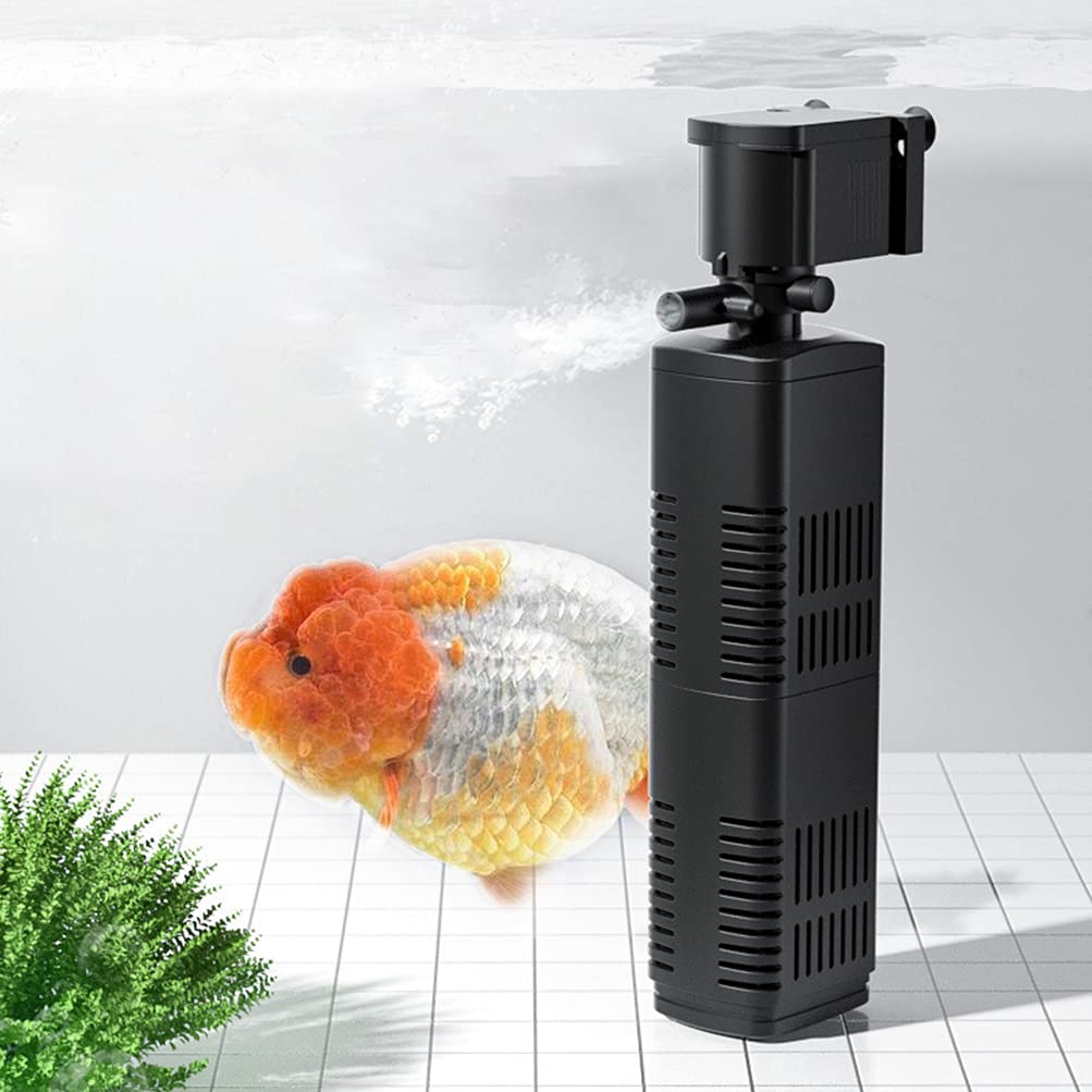 HIERYAN Aquarium Fish Tank Filter, Submersible Aquarium Internal Filter ...
