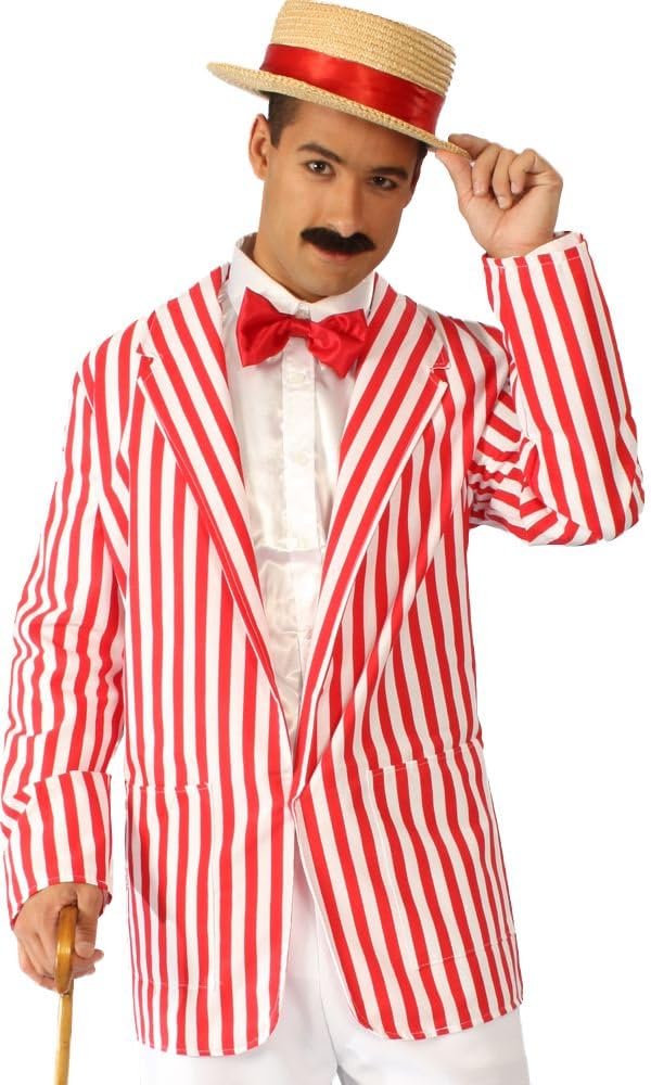 Amazon.com: Alexanders Costumes Men's Roaring 20's Jacket, Red, Medium ...