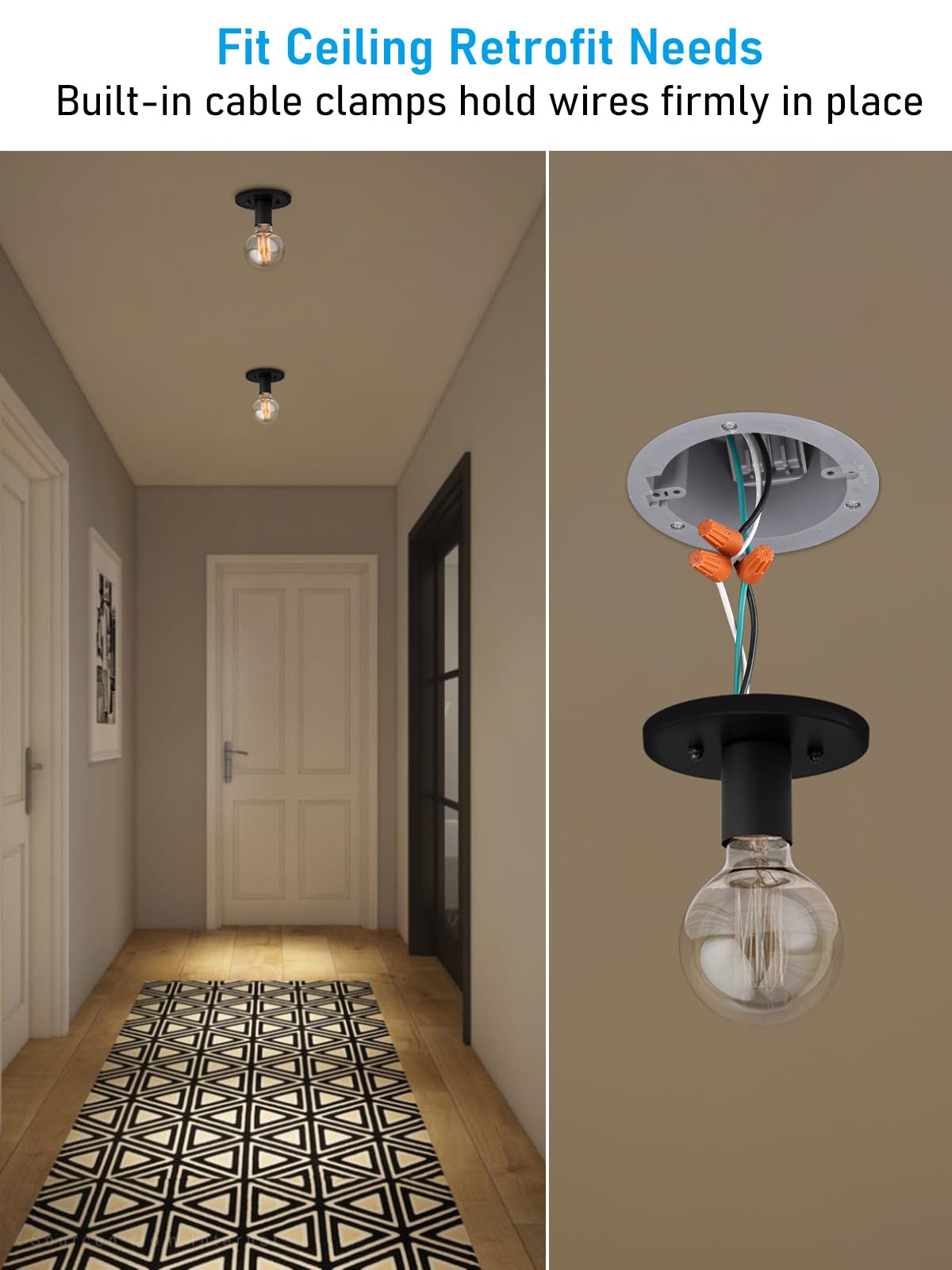 Snapklik.com : LEONLITE 12 Pack One Gang Old Work Round Electrical ...