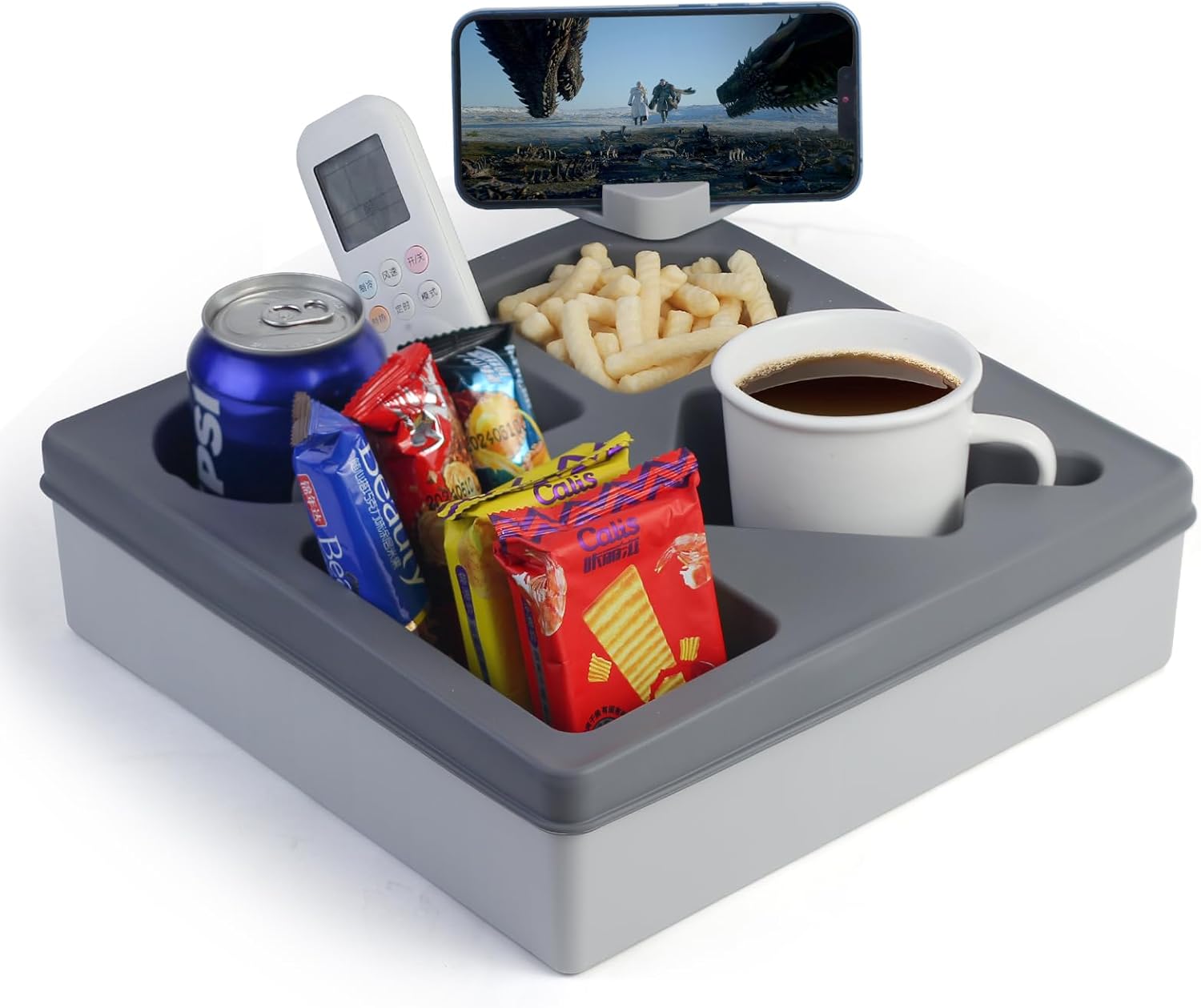 Amazon.com: Couch and Bed Cup Holder Tray,Sofa Drink Holder Buddy,Cup ...