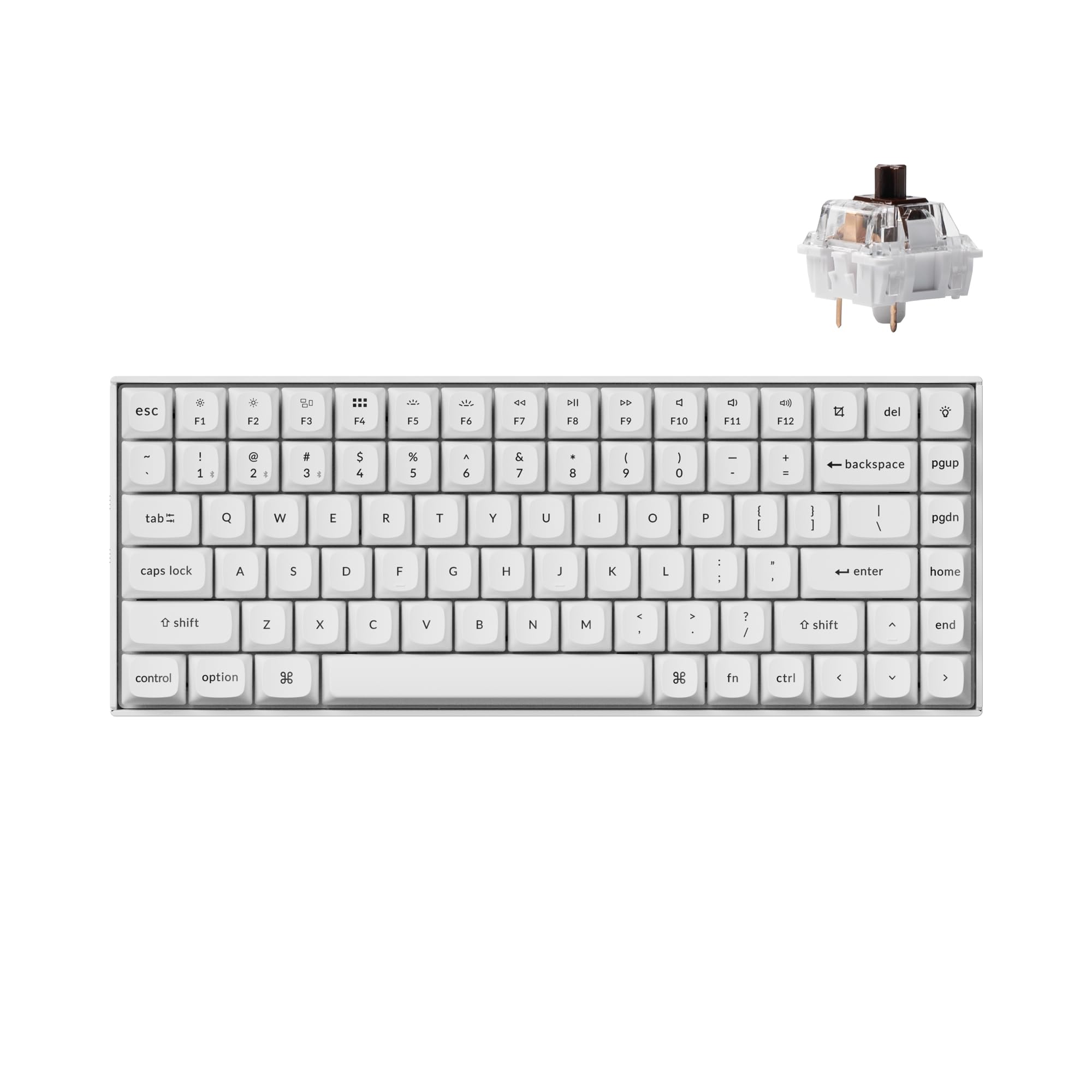 Buy KeychronK2 Pro 75% Layout Bluetooth Wireless Mechanical Keyboard ...