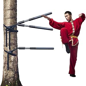 Amazon.com: Wing Chun Wooden Dummy, Outdoor Bundled Tai Chi Stick ...