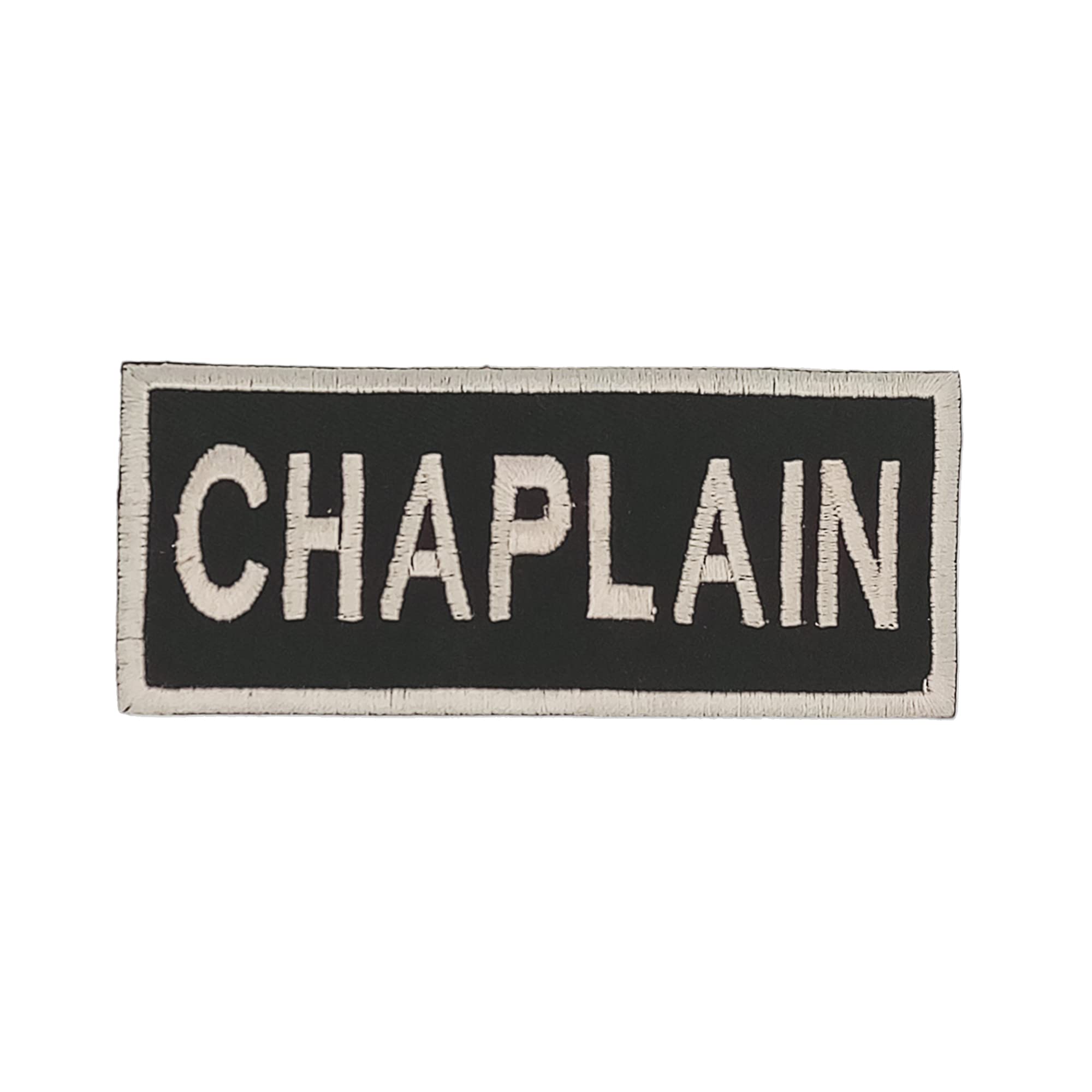 Amazon.com: DealzCT Chaplain Iron On Sew On Small Patch for Jacket Vest ...