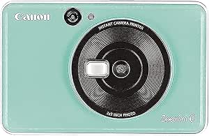 Canon Zoemini C Instant Camera & Mini Photo Printer (Mint Green) – A ...