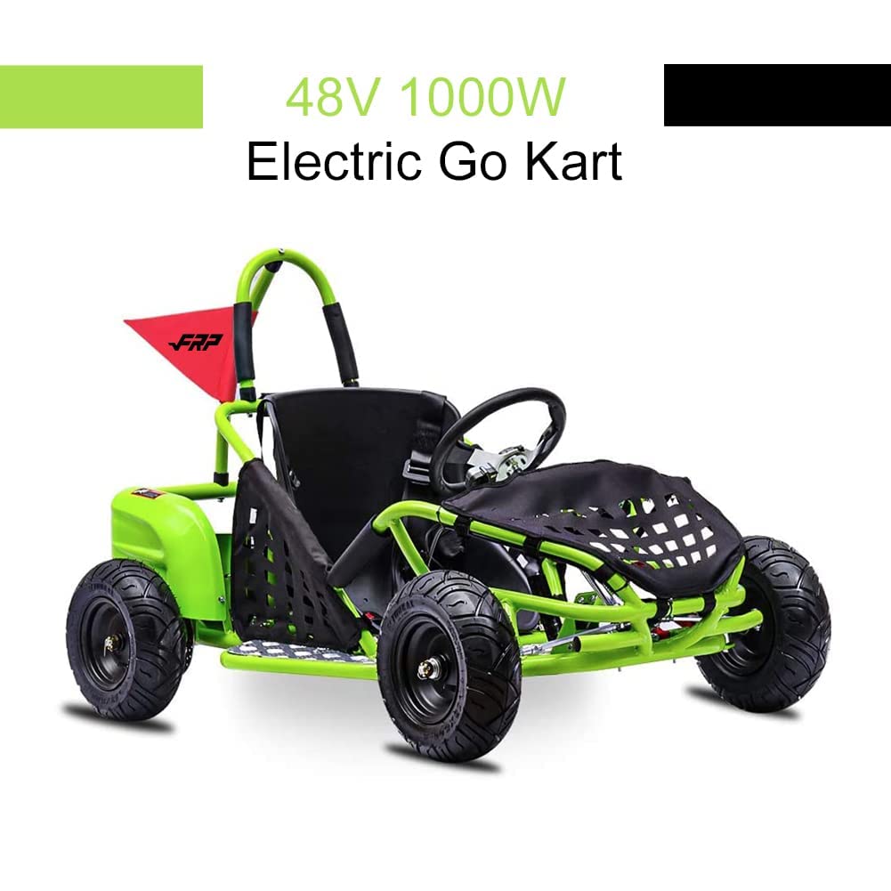 FRP Baja-X 48V 1000W Brushless Electric Go Kart, 3-Speed Setting Go ...