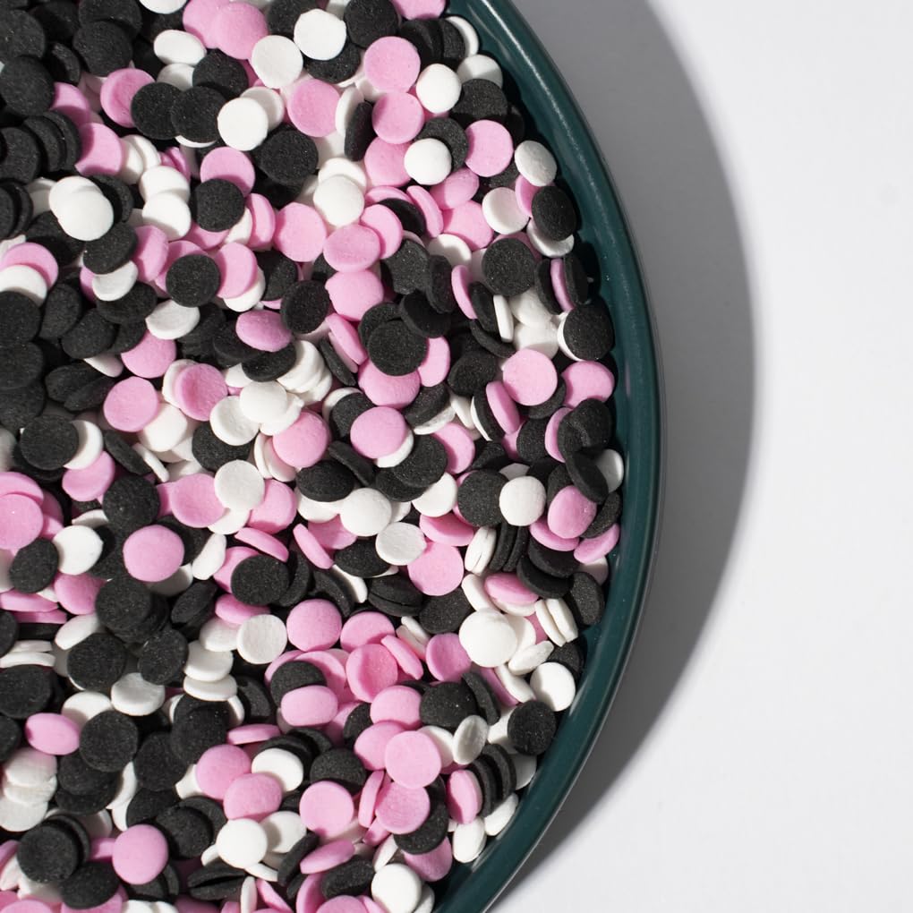 Snapklik.com : NIPEOR Rainbow Sprinkles Pink White Confetti Sprinkles ...