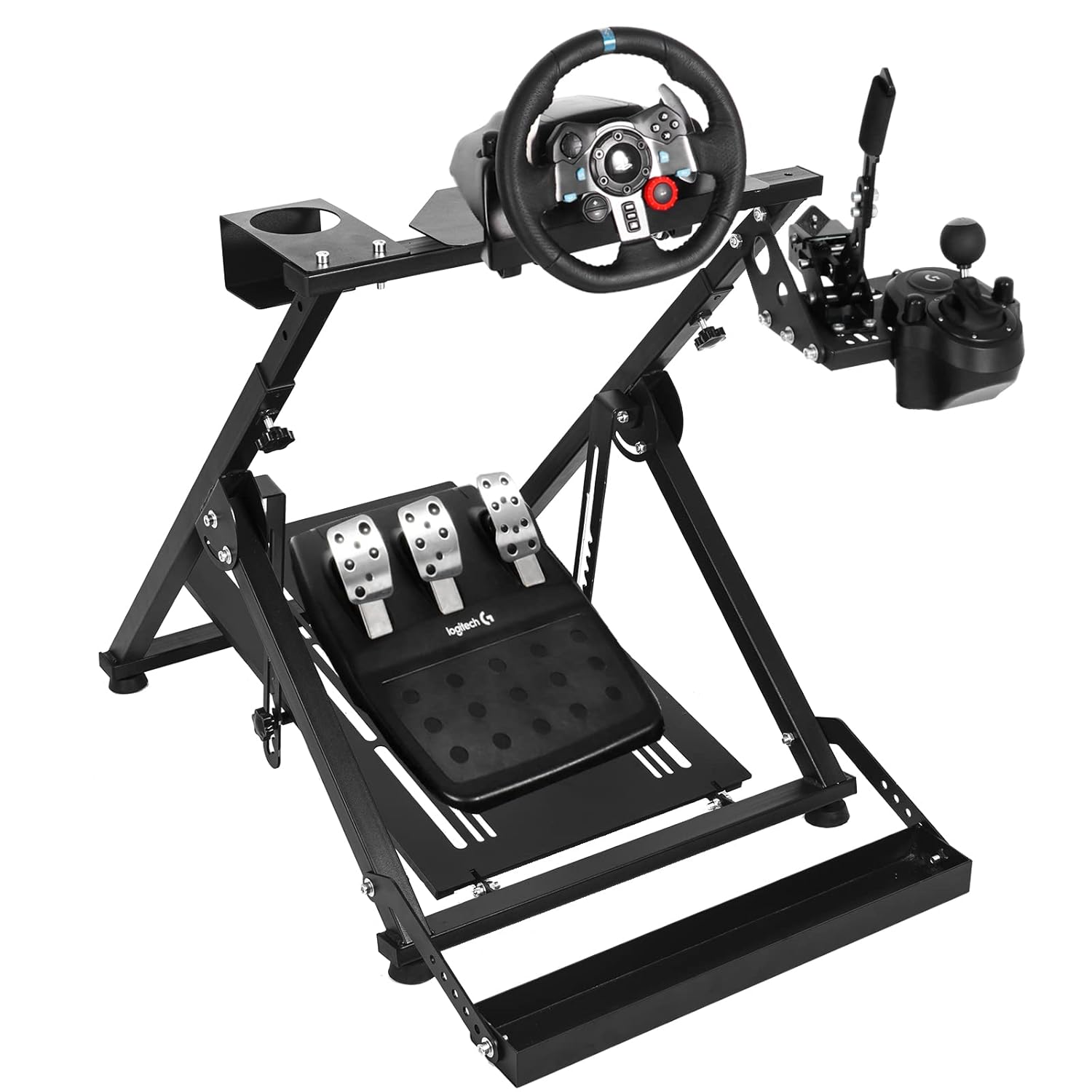 Amazon.com: Dardoo Racing Wheel Stand Foldable Racing Simulator ...
