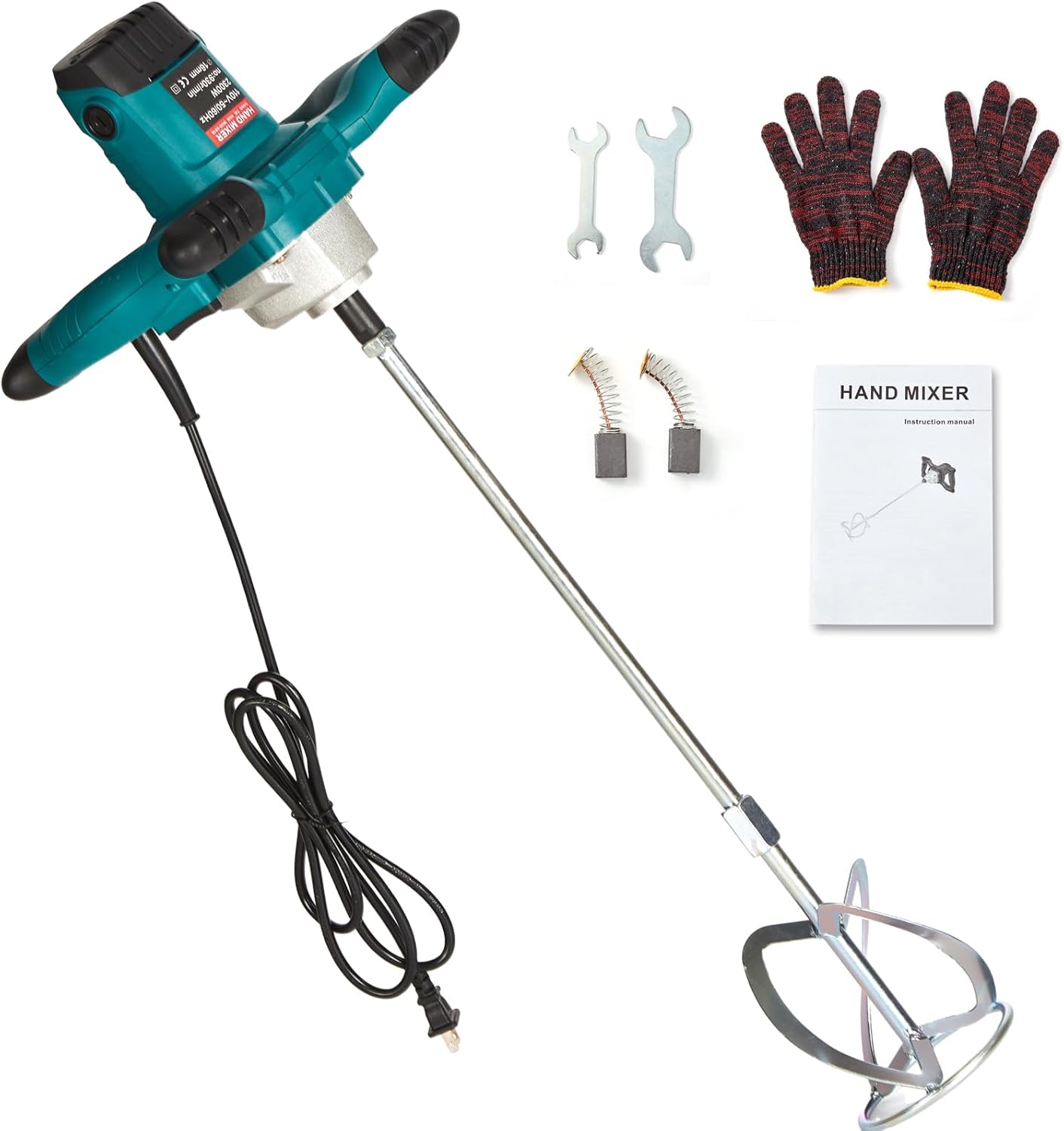 Amazon.com: Goyappin Cement Mixer, 2300W Portable Electric Concrete ...