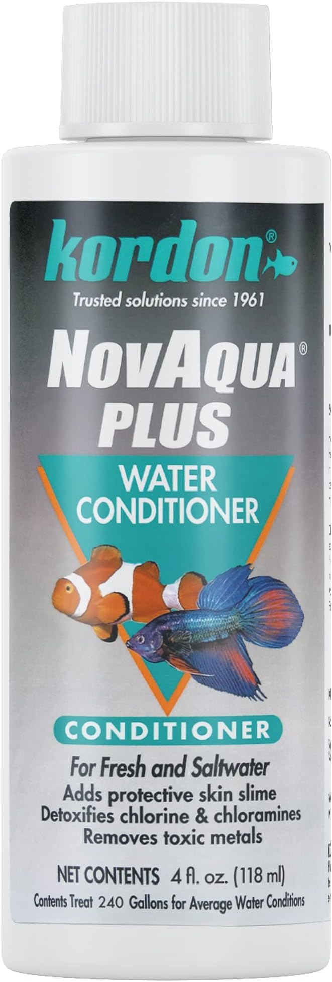 Amazon.com : KORDON #33144 NovAqua Plus for Aquarium, 4-Ounce ...