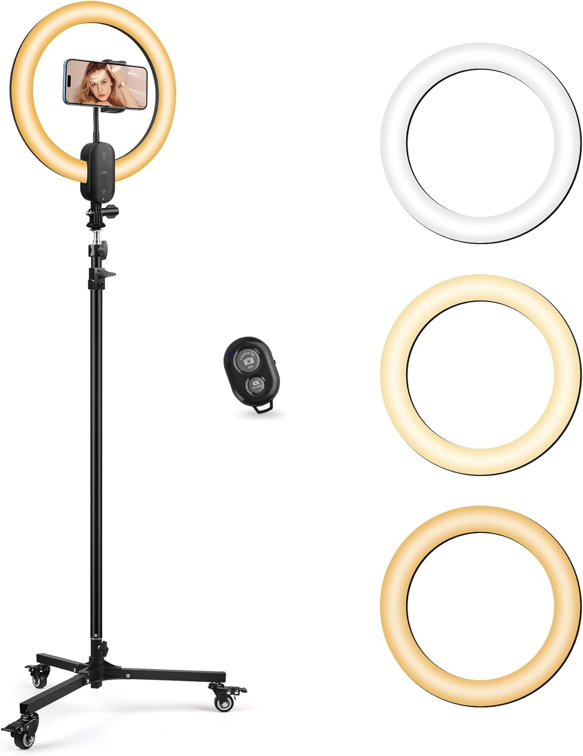 Amazon.com: Tirkod 12 inch Ring Light with 63 inch Tripod Stand, 20W ...