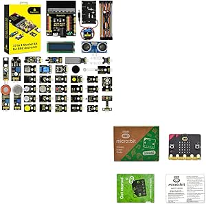 Amazon.com: KEYESTUDIO 37 Sensors in 1 Box Starter Kit + Microbit V2.2 Control Board : Electronics