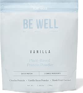 Amazon.com: Be Well by Kelly Vanilla Plant-Based Protein Powder, Vegan ...