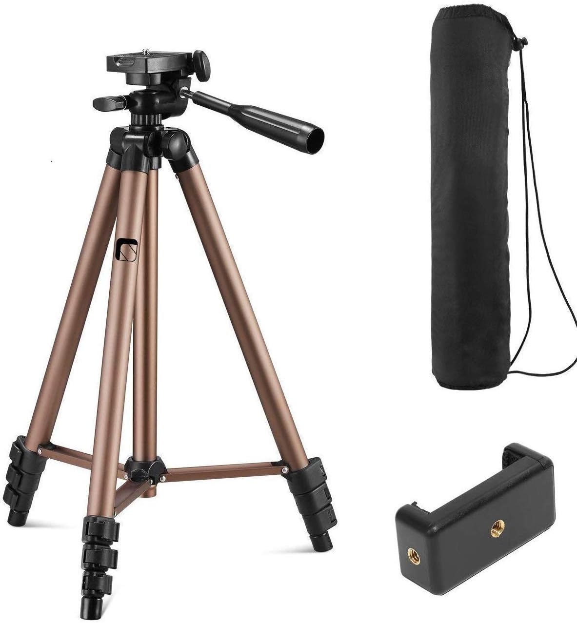 Buy DIGITEK® (DTR 550 LW) 67 Inch Foldable Tripod Stand with Phone ...