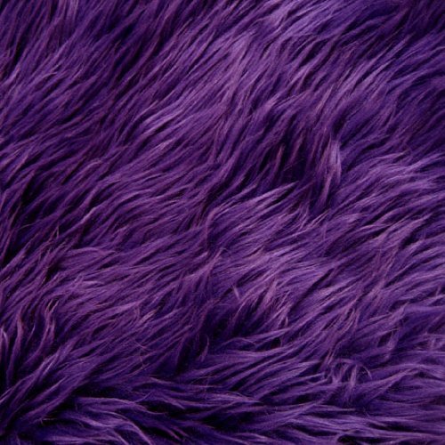 Amazon.com: Purple Shag Faux Fur Fabric 60" Wide