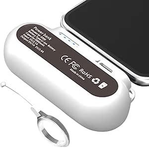 Portable Keychain Charger,Small Portable Charger Bank with Built-In ...