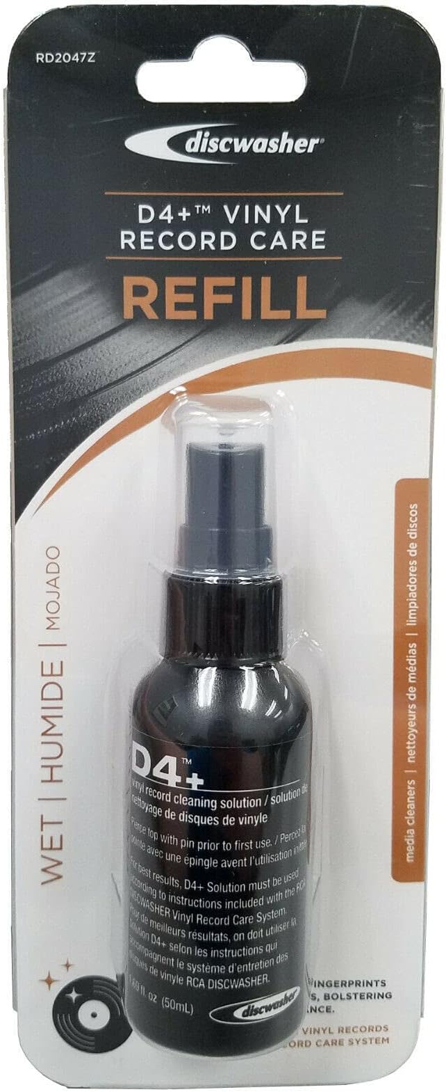 Amazon.com: Discwasher RD2047Z D4+ Vinyl Record Care Refill For use ...