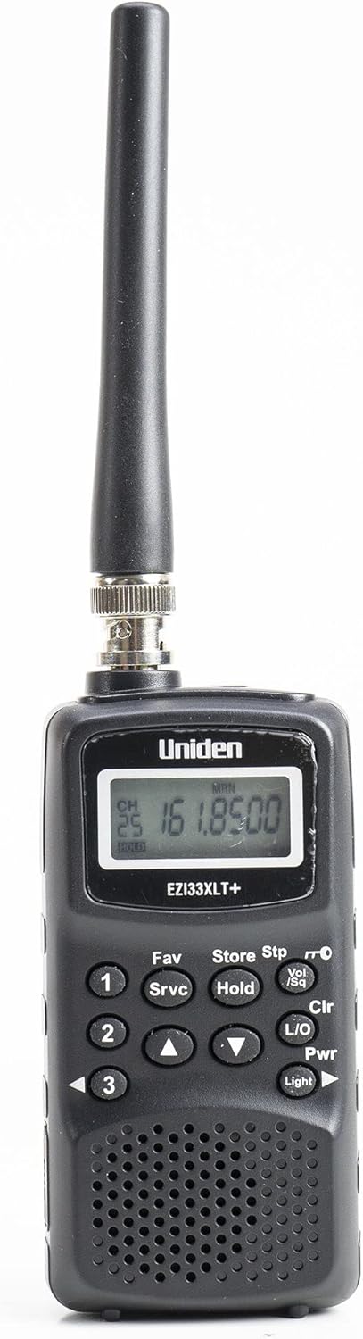 Uniden EZI-33XLT+ Plus Portable Aviation Radio Scanner black : Amazon ...