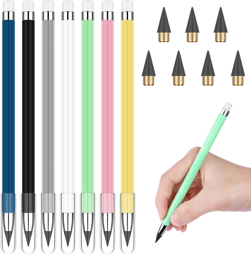 Amazon.com : Ainiv Everlasting Pencil - Infinity Pencil with Eraser ...