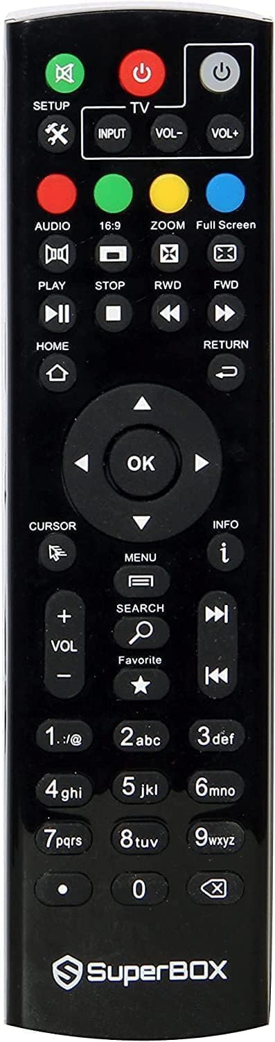 Amazon.com: Original Superbox Remote Control for Superbox Works with ...