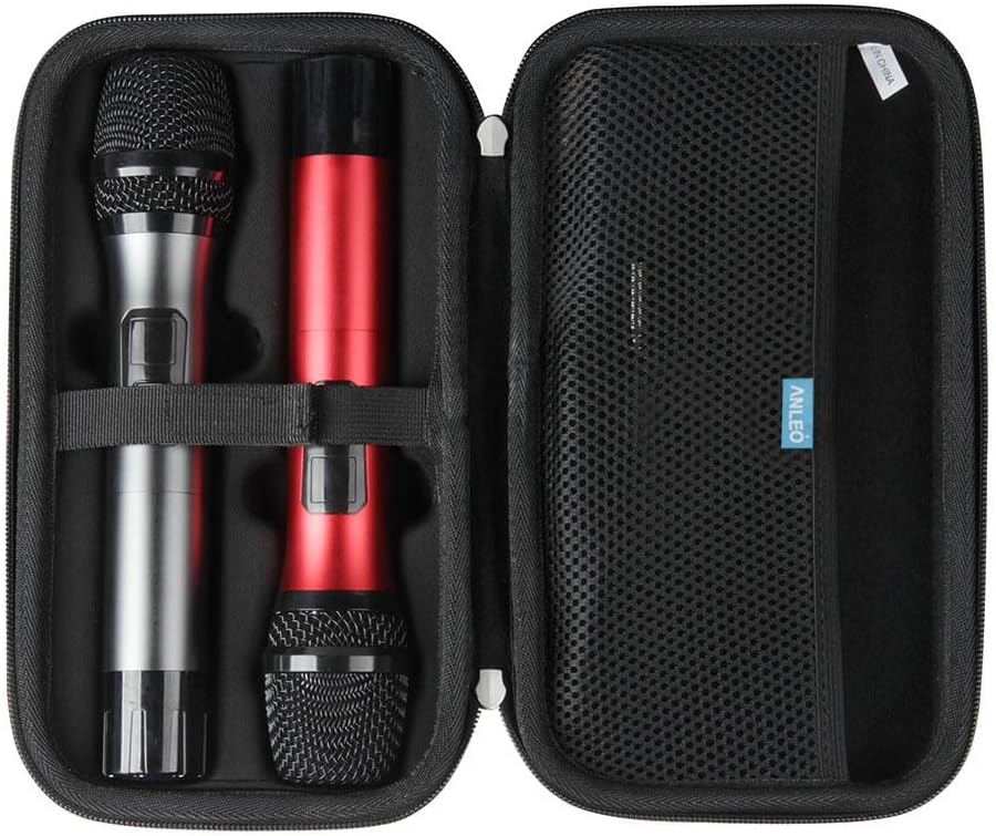 Amazon.com: Anleo Hard Travel Case for Bietrun UHF Wireless Dual ...