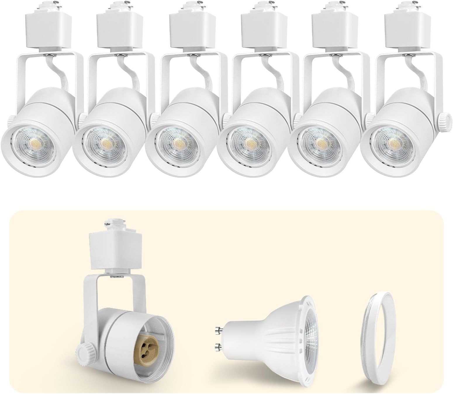 NUVO TH235 Mr16 Round Track Head, Black - Track Lighting Heads - Amazon.com