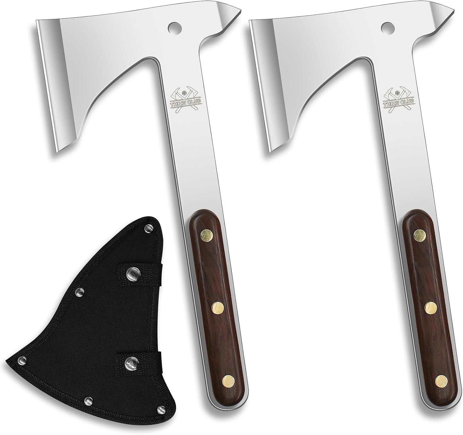 Amazon.com : THRWCLUB Throwing Axes 2 Pack Set, 10.2" Throwing Axes and ...