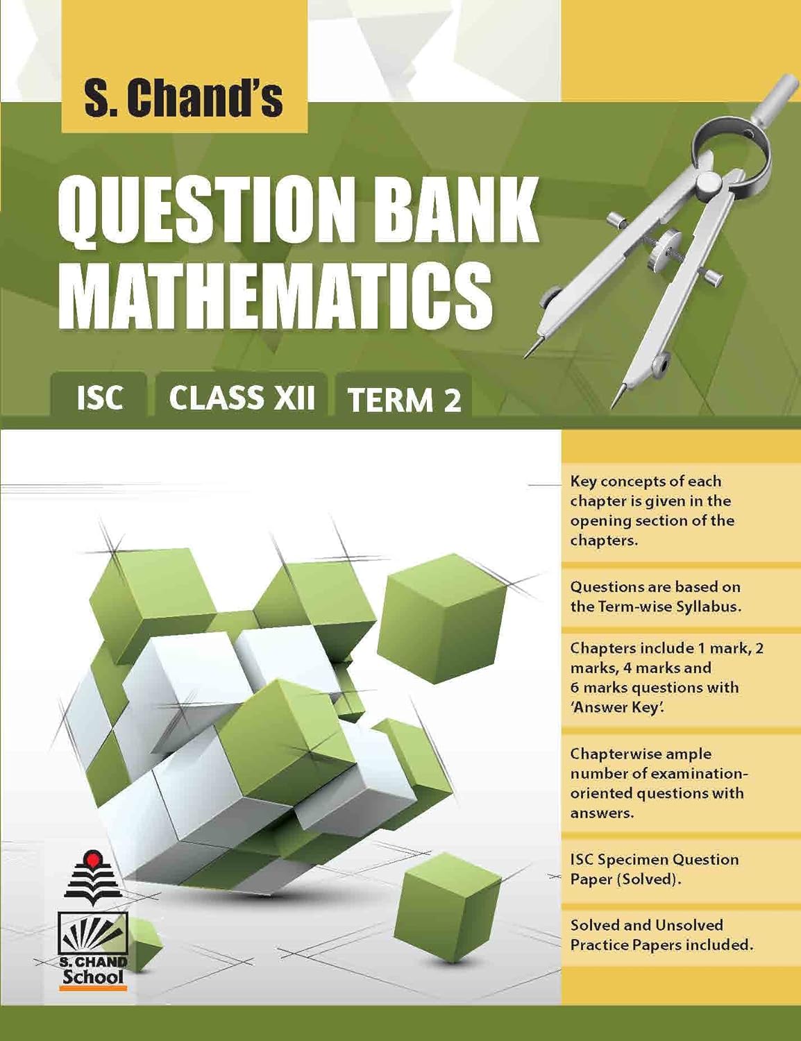 Amazon.com: S. Chand's Question Bank Mathematics ISC Class XII Term 2 ...