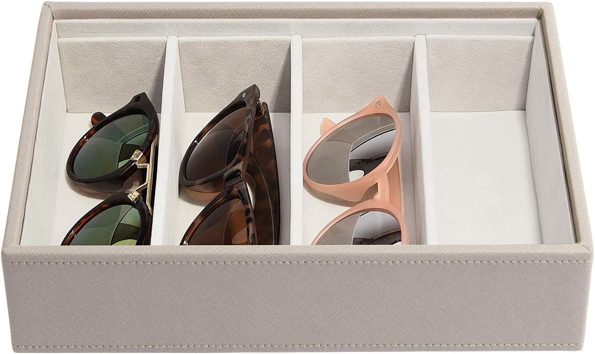 Stackers Taupe Classic Medium Jewellery Box Sunglasses Layer - BigaMart