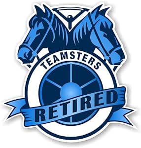 Amazon.com: International Brotherhood of Teamsters Retired Decal (3" h X 2.95w) : Automotive