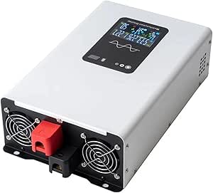 Amazon.com: FORYON Pure Sine Wave Inverter 5000W 6000W 8000W Power Converter L+C+D Display DC12V ...