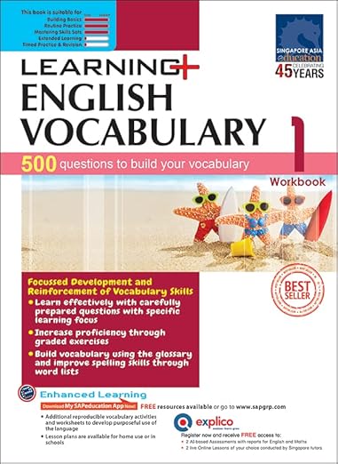 Buy LEARNING+ ENGLISH VOCABULARY Workbook 1 Book Online at Low Prices ...