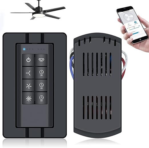 Universal Smart WiFi Ceiling Fan Remote Control Kit, Ceiling Fan ...