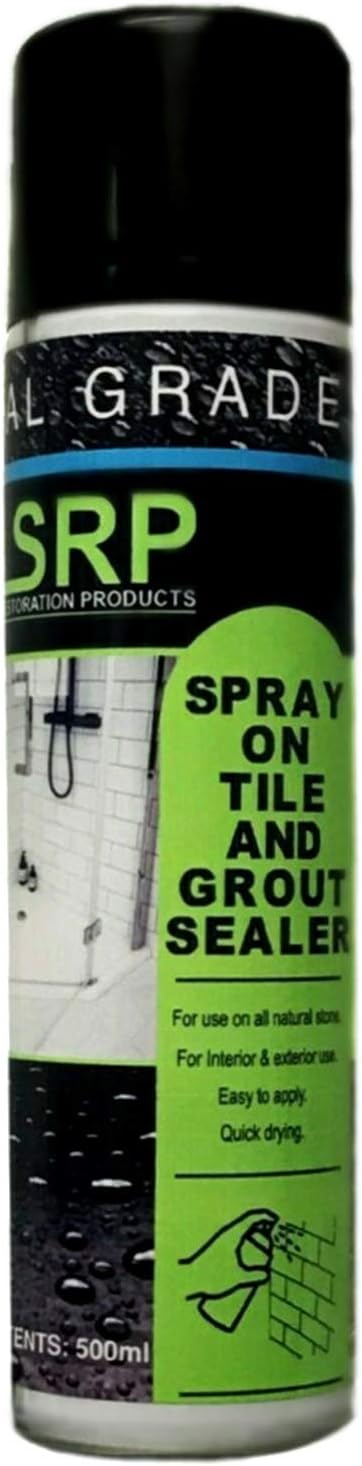 SRP Grout Sealer Tile Protector Spray on Aerosol for Natural Stone ...