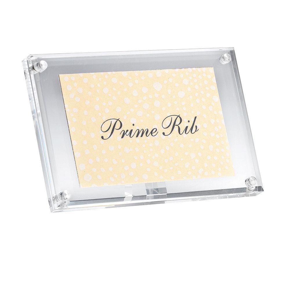 Amazon.com: Tablecraft Rectangular Magnetic Card/Sign Holder, 4-Inch by ...