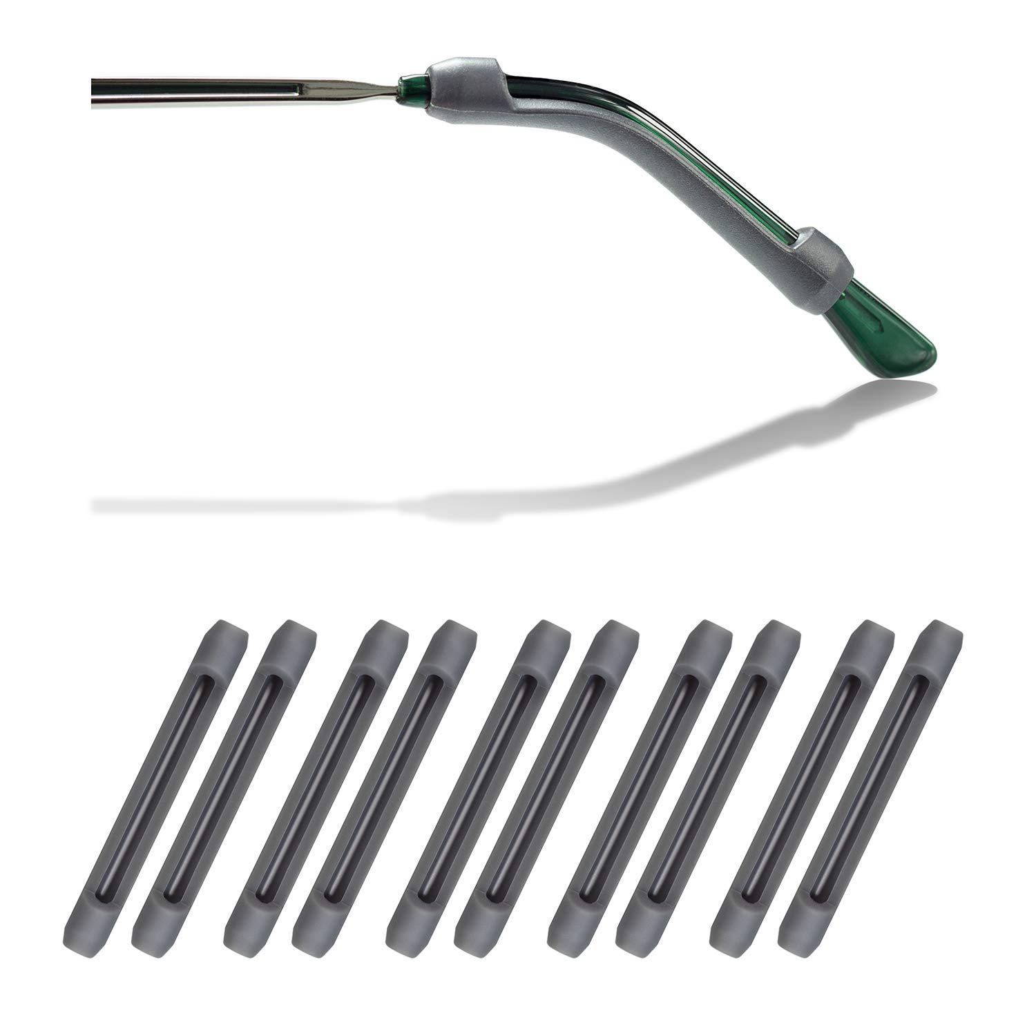 Snapklik.com : Soft Silicone Eyeglasses Temple Tips Sleeve Retainer ...