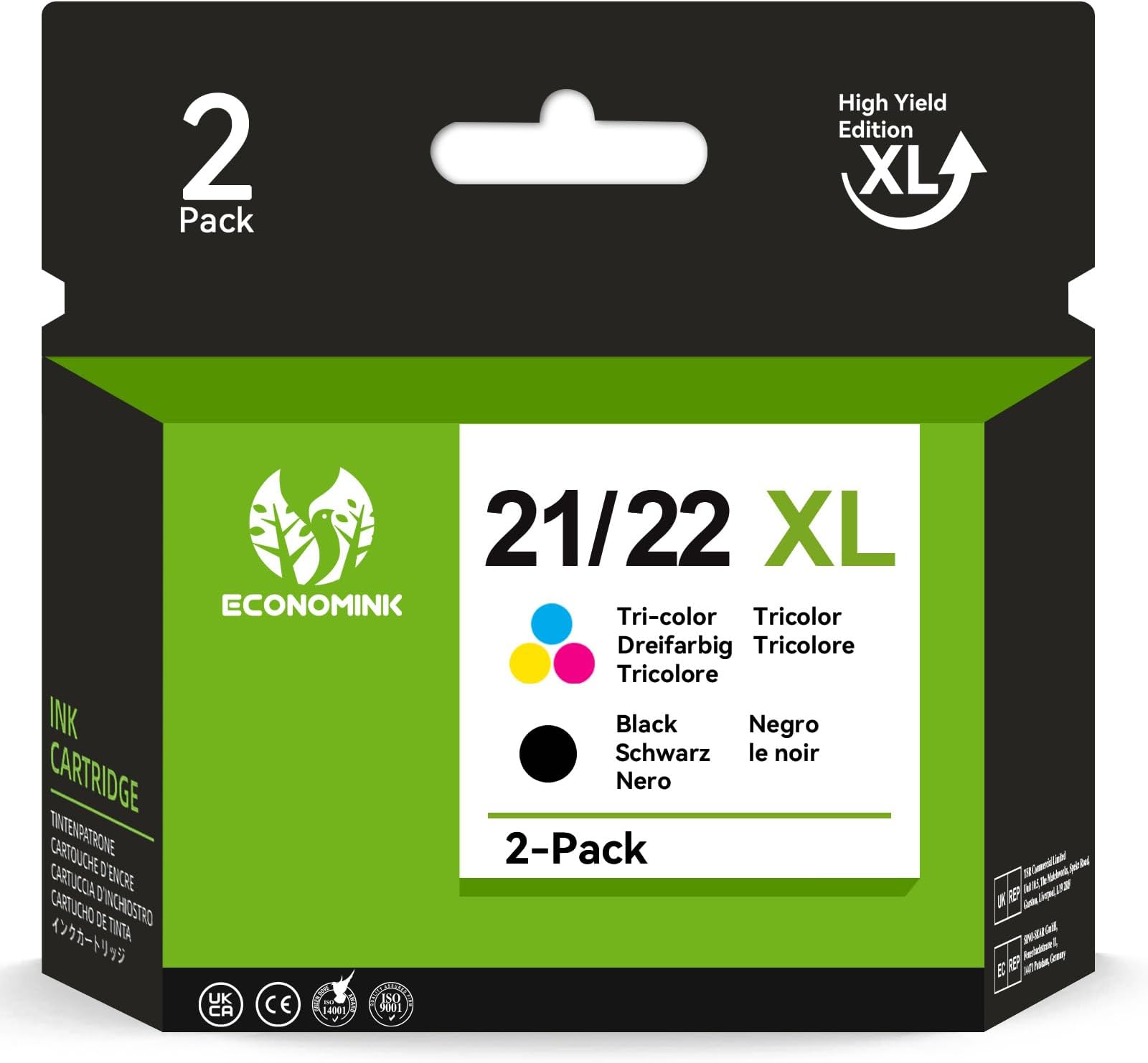 HP 22 C9352AE, Cartuccia Originale HP da 475 Pagine, Compatibile con ...