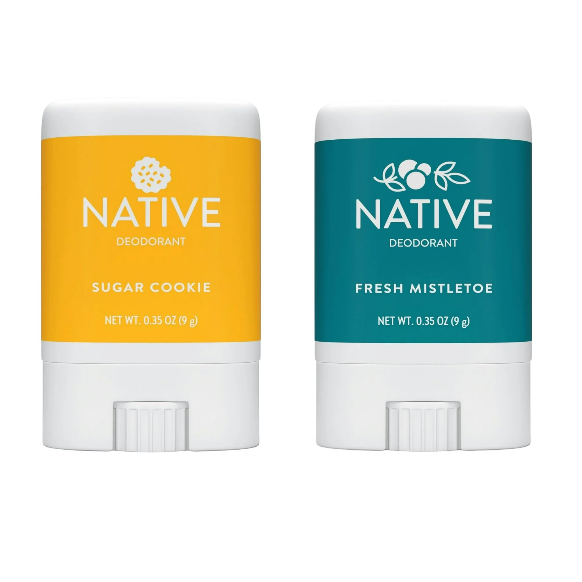 Amazon.com : NEW Deodorant Native Mini Sugar Cookie, Fresh Mistletoe ...