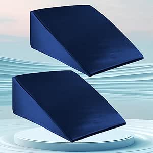 Amazon.com: 2PCS Satin Wedge Pillowcase, Silky Wedge Pillow Cover with ...