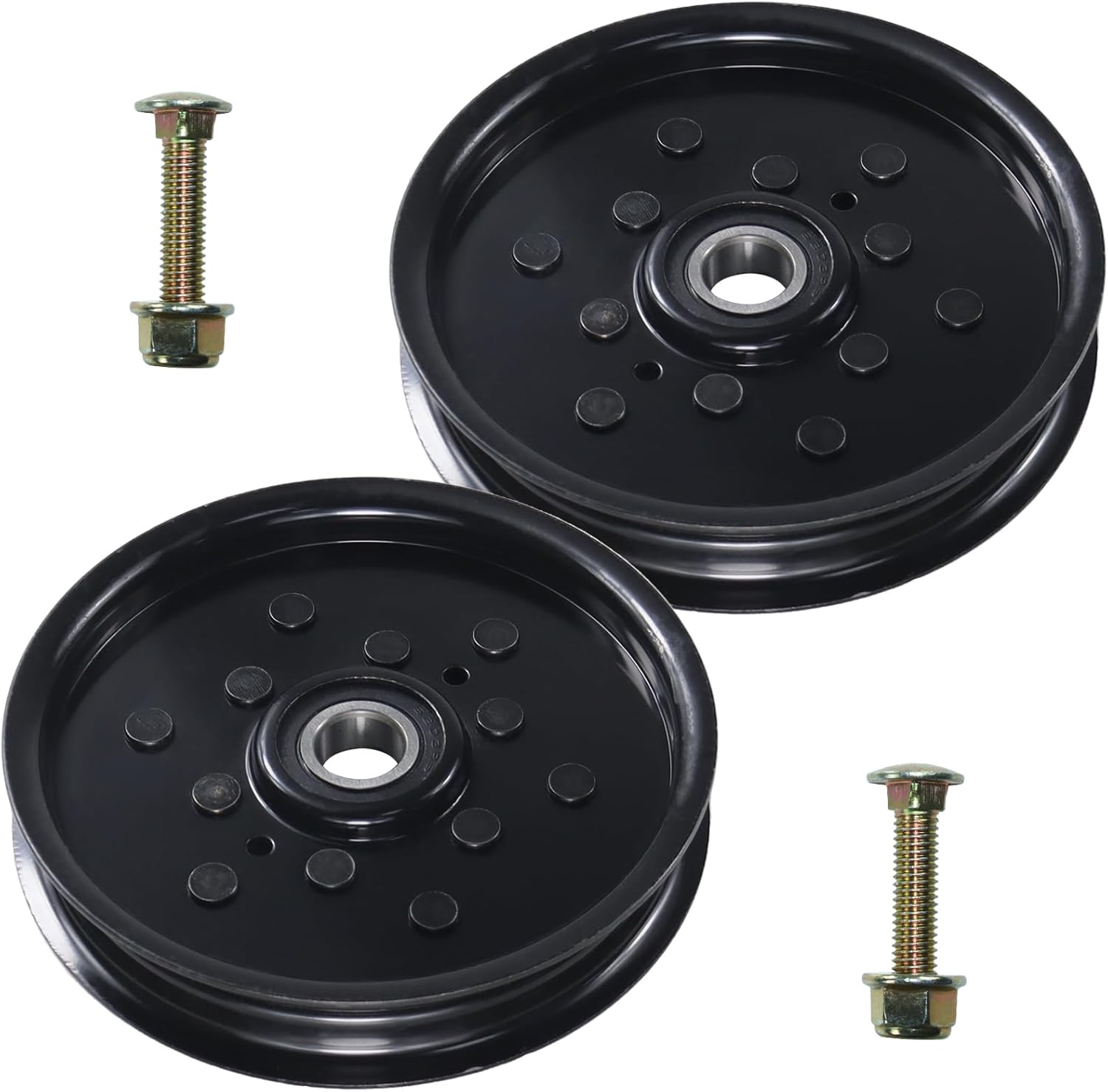 Amazon.com : LAWNEAGLE 2 Pack AM106627 Idler Pulley Replaces AUC16698 ...