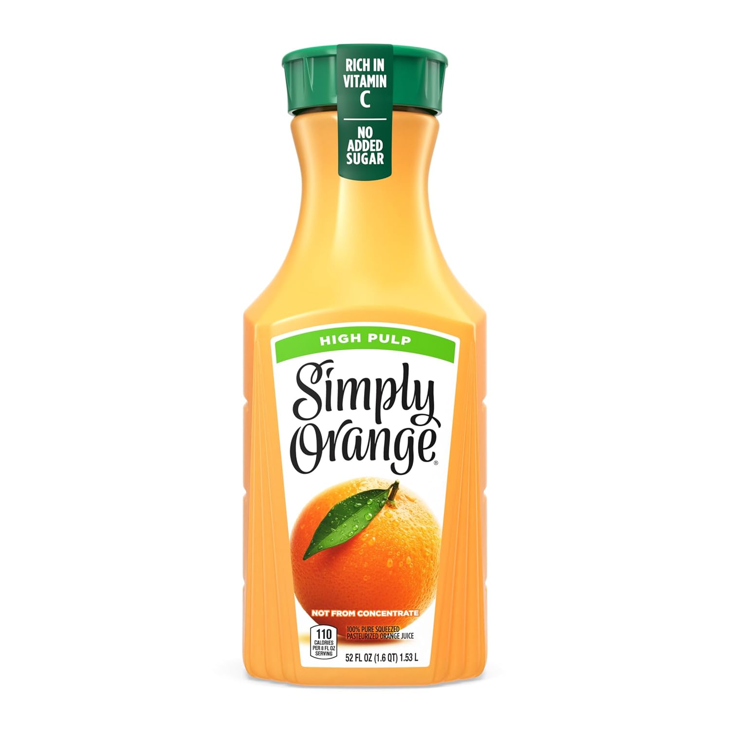 Amazon.com: Simply Orange Juice, High Pulp, 52 Fl Oz Bottle : Grocery ...
