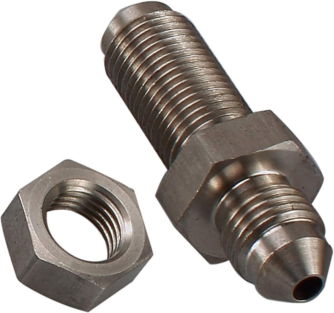 Stainless Steel -3 AN Male to -3 AN Male Flare Bulkhead Brake Hose ...