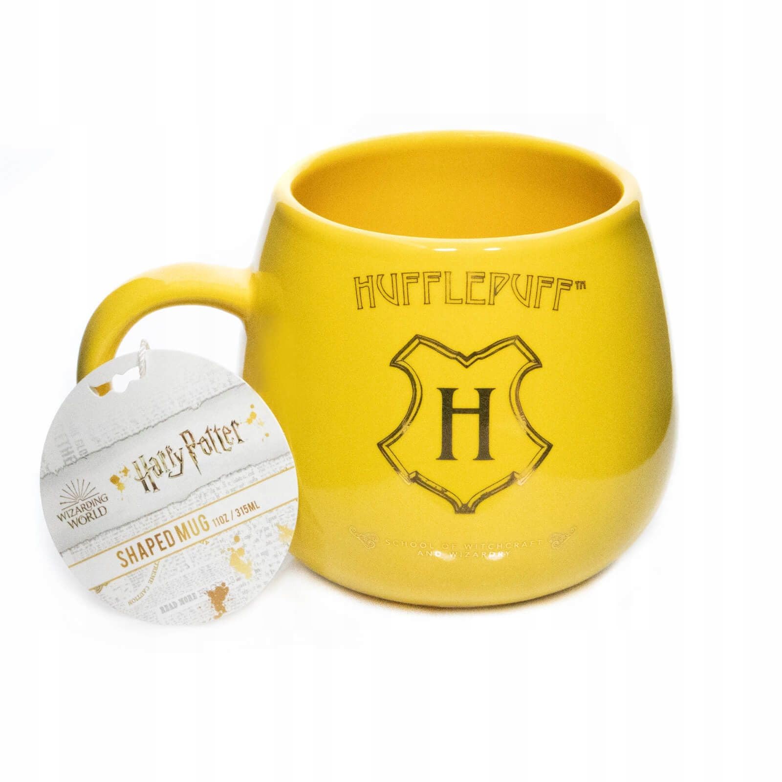 Harry Potter Shaped Mug (Hufflepuff Design) in Presentation Box, 315ml ...